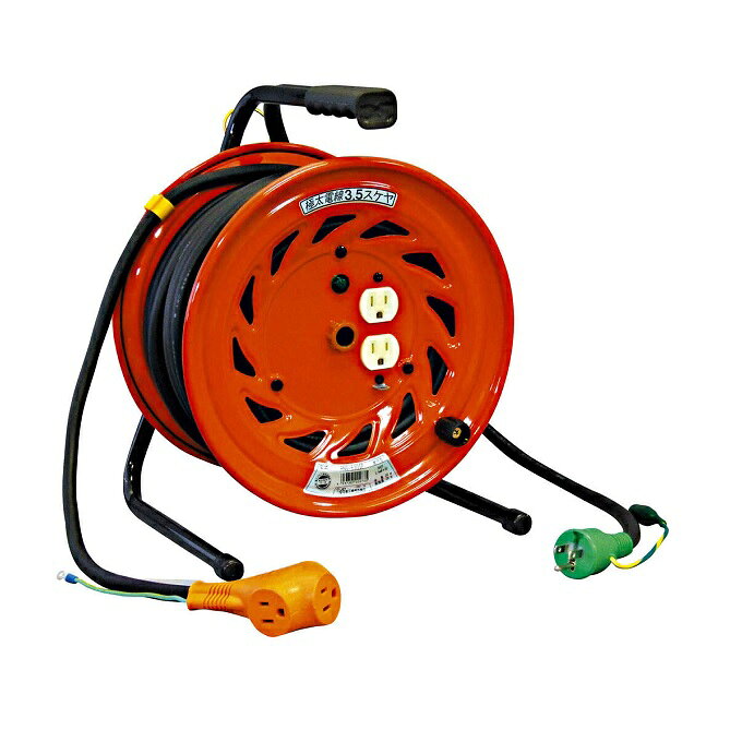 《仕様》●型式：RND-E30SF●定格電流：7A(全巻時)/15A(全延時) ●電線種：VCT3.5mm×3芯●アース：有●コンセント数：3＋2●質量(kg）：2●タイプ：30m（1次線3m＋2次線27m）《特長》●コンセントのみ持ってい...