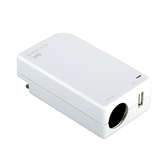 《仕様》●入力電圧：AC100V 50/60Hz●出力電圧：DC12V 1A(USB使用時 0.5A) DC5V 1A●消費電力：30VA●保護回路：出力過負荷保護回路・出力短絡保護回路・温度保護回路●使用環境：0℃〜40℃●本体サイズ：5...