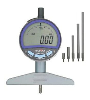 《仕様》●最小表示量：0.01mm●測定範囲：12mm(継足5本を取付時 220mm)●指示誤差：±20um●測定力：2.3N以下●測定子形状：φ3.2mm鋼球●標準測定子(部品コードNo.)：ZS-034●質量：375g●旧型式：DMD-...