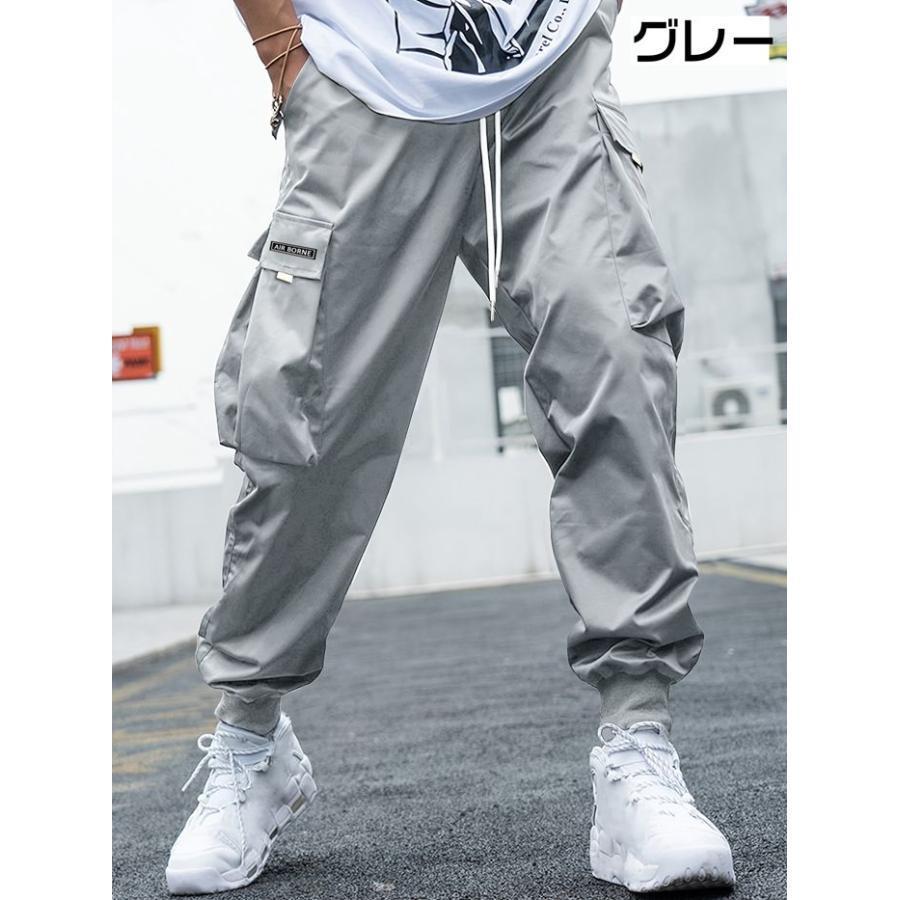 カーゴパンツ メンズ ジョガーパンツ ワークパンツ ロング丈 ロングパンツ カジュアルパンツ 通気性 ウエストゴム ズボン パンツ ボ 無地 カジュアル シンプル 薄手 夏 夏服 ダンス ファッション【カラー】ブラックグレーブルーキャメルグ...