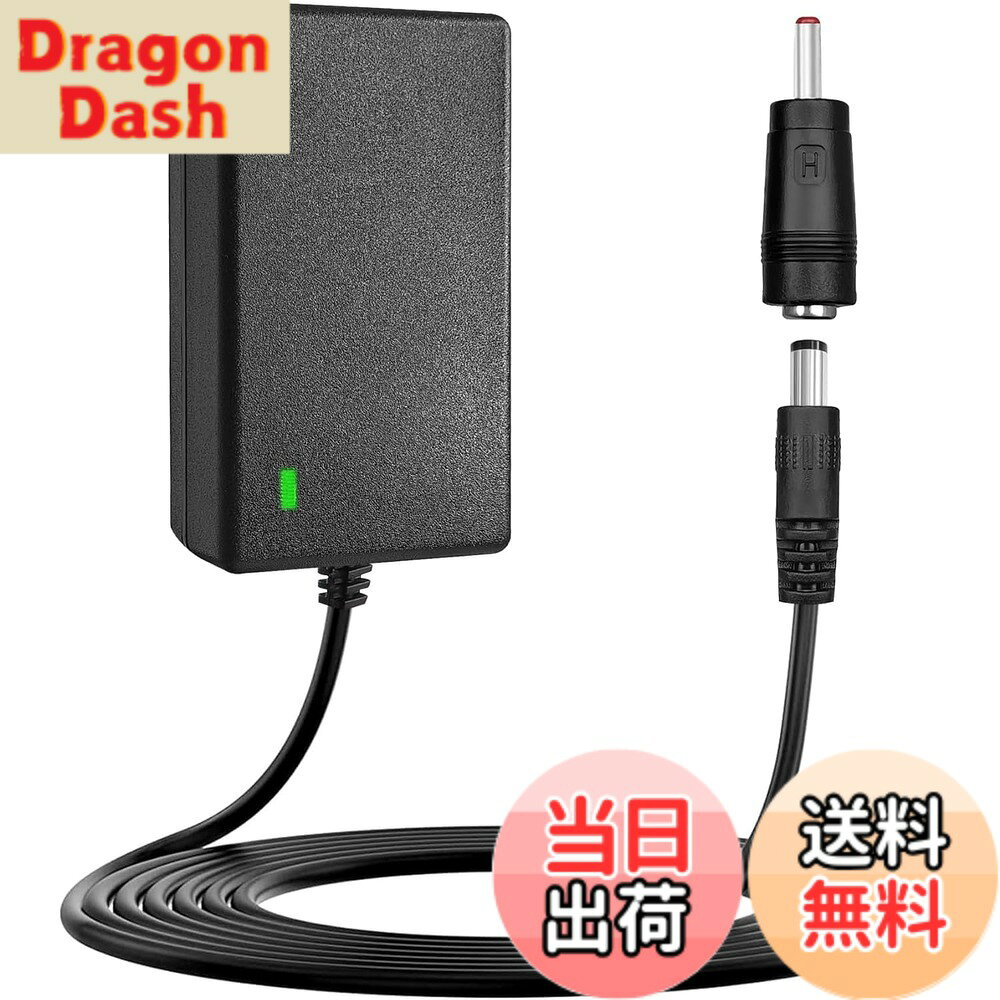 商品情報商品の説明入力:AC 100~240V、50/60Hz 出力:DC 24V-25.2V、最大1A。 プラグサイズ:5.5mm x 2.1mm DCヘッド3.5*1.35mm ケーブルの長さ:6.2フィート/190cm 幅広い互換性:...