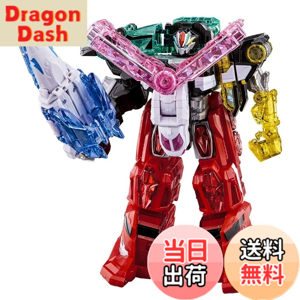 商品情報 商品の説明 商品紹介 『魔進戦隊キラメイジャー』より、 「キラメイジャー ロボシリーズ01 魔進合体 DXキラメイジンセット」が登場！ 5体のキラメイ魔進がセットになっており、5体を合体させるとキラメイジンが完成！ クリアパーツと...