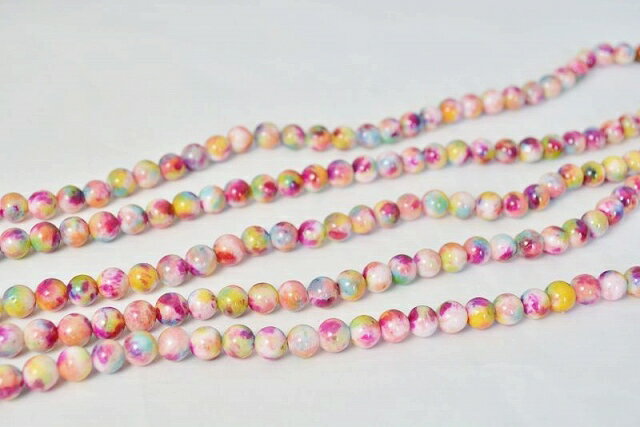 各粒：約8mm1連約40cm約48玉数量：1連ご購入前に必ずご確認ください 同梱と送料について 複数商品を一緒にご購入の場合は同梱発送いたします。送料は1件分のみとなります。他の商品もぜひご検討ください。 製品の製造・品質について 当店の商...