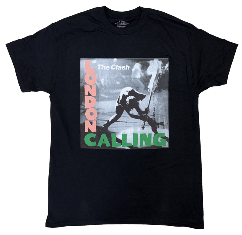 クラッシュ・THE CLASH・LONDON CALLING・USA版・Tシャツ・ロックTシャツ オフィシャル商品　正規ライセンス商品 ボディ：ヘヴィーコットン　一般的な厚さのボディ カラー：ブラック 素材：コットン100％ ご注意：実物と...