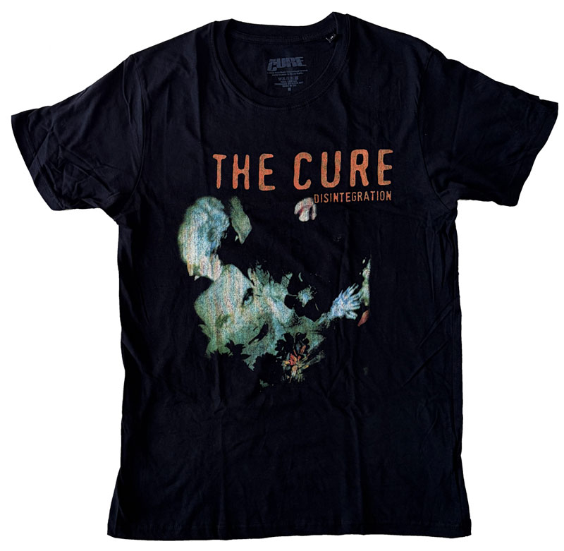 THE CURE・キュア・DISINTEGRATION・NEW・UK版・Tシャツ・ロックTシャツ・オフィシャル商品 オフィシャル商品　正規ライセンス商品 色合いなどマイナーチェンジされました。 ボディ：やや薄めの柔らかい今風のボディ カラー...