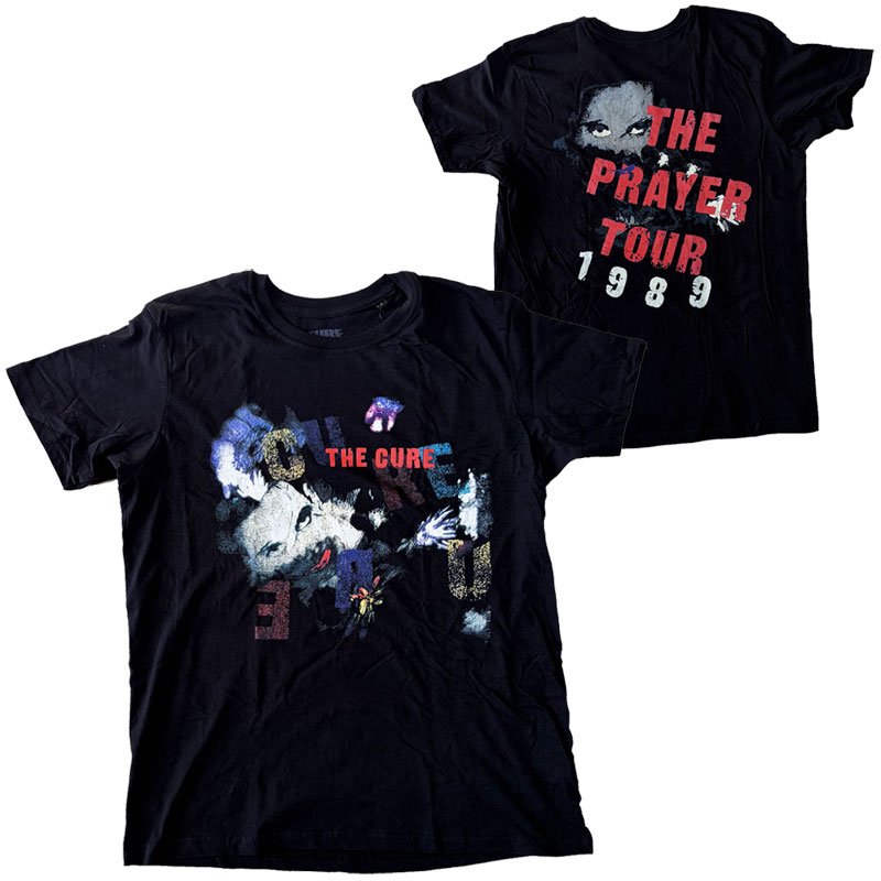 THE CURE・キュア・PRAYER TOUR 1989・NEW・UK版・Tシャツ・ロックTシャツ・オフィシャル商品 オフィシャル商品　正規ライセンス商品 色合いなどマイナーチェンジされました。 ボディ：やや薄めの柔らかい今風のボディ カ...