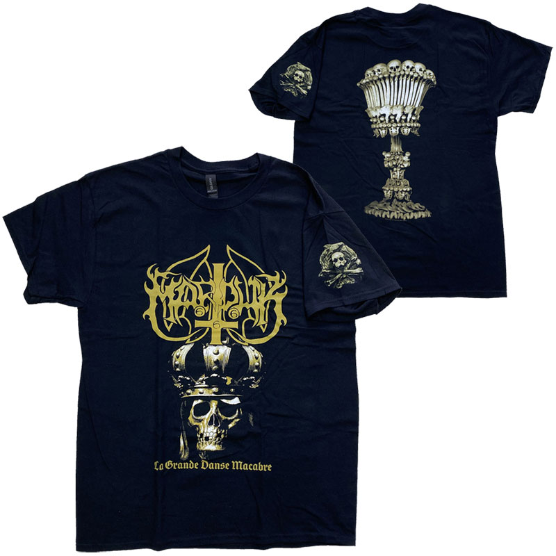 MARDUK・マーダック・LA GRANDE DANSE MACABRE・Tシャツ・メタルTシャツ オフィシャル商品　正規ライセンス商品 左袖にプリントあり。 ボディ：GILDAN HEAVY COTTON 一般的な厚さのボディになります。...