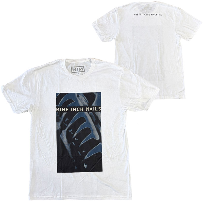 ナイン インチ ネイルズ・NINE INCH NAILS・PRETTY HATE MACHINE・WHITE・Tシャツ・ロックTシャツ オフィシャル商品　正規ライセンス商品 ボディ：やや薄めの柔らかいボディ カラー：ホワイト 素材：コットン...