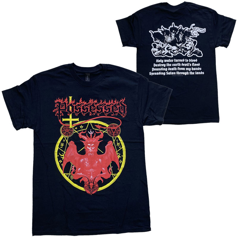 ポゼスト・POSSESSED・RED DEVIL・Tシャツ・メタルTシャツ オフィシャル商品　正規ライセンス商品 ボディ：一般的な厚さのボディ カラー：ブラック 素材：コットン100% ●ご注意：実物と色等が多少異なる場合があります。 ●店...