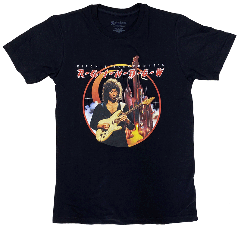 RAINBOW・レインボー・RITCHIE BLACK MORE'S RAINBOW・Tシャツ・ロックTシャツ・バンドTシャツ オフィシャル商品　正規ライセンス商品 ボディ：やや薄めの今風のボディ カラー：ブラック 素材：コットン100％ ...