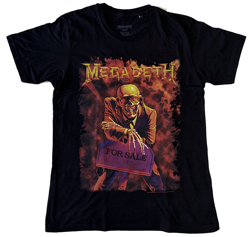メガデス・MEGADETH・PEACE SELLS・UK版・Tシャツ・ バンドTシャツ オフィシャル商品　正規ライセンス商品 ボディ：やや薄めの柔らかいボディ カラー：ブラック 素材：コットン100％ ●ご注意：実物と色等が多少異なる場合が...