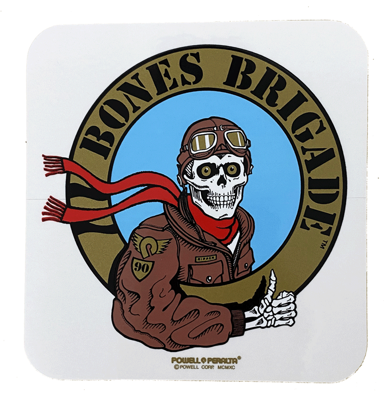 POWELL PERALTA・パウエル・ペラルタ・BONES BRIGADE・ボーンズブリゲード・RIPPER PILOT・ステッカー Z-BOYS亡き後の、伝説のスケートボードチーム、ボーンズブリゲートのステッカーです。 クリアータイプ ...
