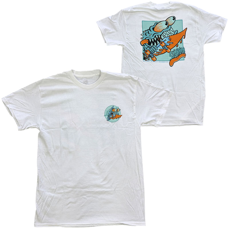 SANTA CRUZ・サンタクルーズ・MEEK SLASHER BOX・WHITE・Tシャツ・スケートボードTシャツ オフィシャル商品　正規ライセンス商品 ボディ：一般的な厚さのボディ カラー：WHITE 素材：コットン100％ ●ご注意：...