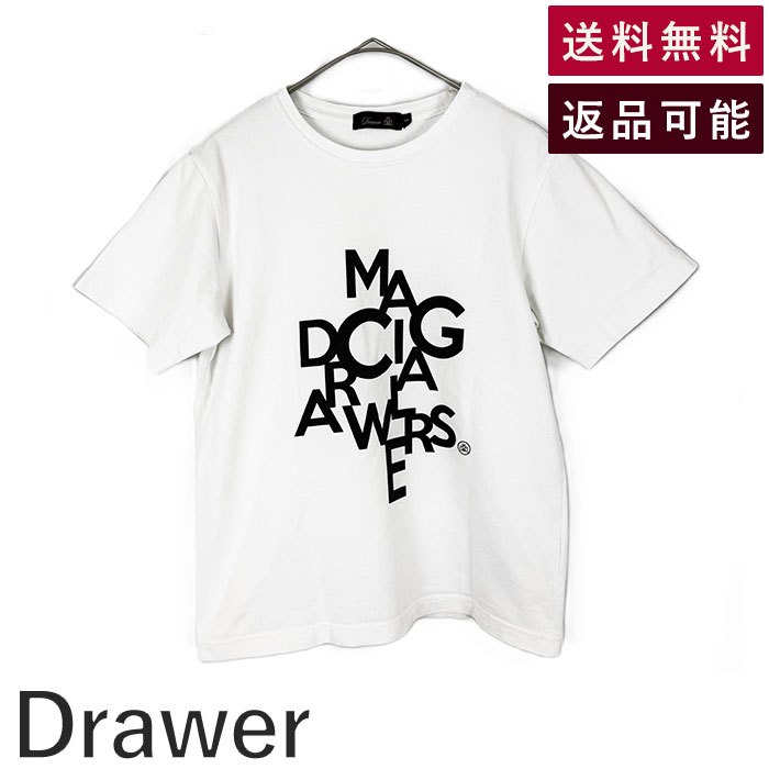 商 品 説 明【ブランド】ドゥロワー　Drawer【サイズ】1【サイズ詳細】肩幅38cm　身幅44.5cm　そで丈18.5cm　着丈56.5cm【カラー】ホワイト 白【素材】コットン100％【ランク】B【コメント】少し硬めの生地で綺麗なシル...