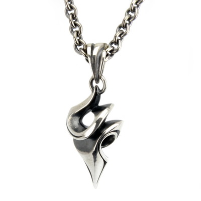 メンズシルバーアクセサリーブランド「エムズ コレクション-M's Collection-」ユニセックス 男性用 ペンダント ネックレス メンズアクセサリー素材：シルバー925石：ガーネットサイズチェーン長さ約45.0cm縦(バチカンサイズ込...