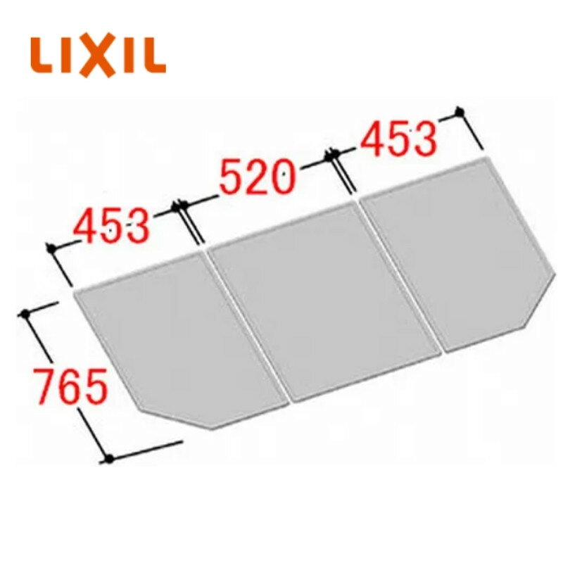 メーカー: LIXIL リクシル 商品品番: YFK-1580C(2) フタ1枚あたり: (奥行)765mm×(横幅)453mm 組フタ3枚組 カラー: ホワイト 対象浴槽: グランザシリーズ/TBN-1500HPL（R） 重量: 3.4k...