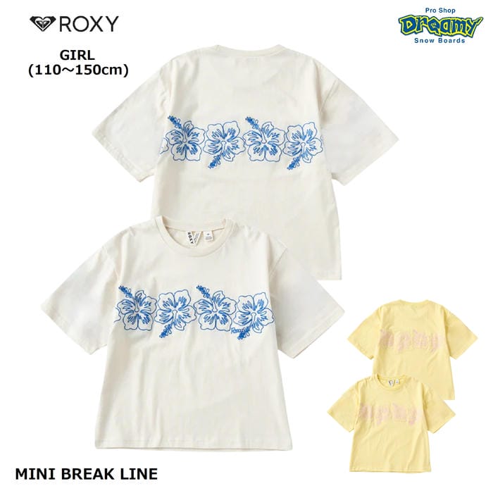 メーカー希望小売価格はメーカーカタログに基づいて掲載しています商品説明モデル名ROXYMINI BREAK LINE定価：4000+(税)サイズ110 , 120 , 130 , 140 , 150カラーWHT , YEL概要■DESIGN...