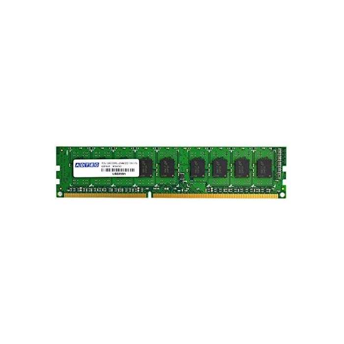 特徴FeatureJEDEC規格準拠。DDR3-1600を搭載し、最大12.8GB/sのデータ転送レートを実現。ECC（自己修正機能）対応。高品質、高信頼性の6年保証品。指定有害物質を排除した、RoHS指令対応品。サーマルセンサー機能を搭載...