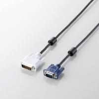 ■DVIのアナログ信号をD-Sub15ピン(ミニ)に変換できる。DVI-Iデジタル出力端子を装備したパソコンと、D-Sub15ピン入力端子を装備したディスプレイなどを接続できるDVI-D-Sub15ピン変換ケーブル。［特徴］■DVIアナログ...