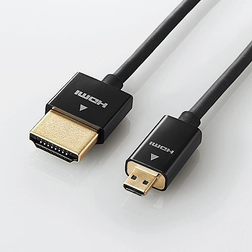 特徴Featureケーブル直径約3.2mmで取り回しがしやすく、すっきり配線できる、スーパースリムタイプのイーサネット対応ハイスピードHDMIケーブルです。HIGH SPEED with Ethernet認証済み製品です。ハイビジョン対応の...