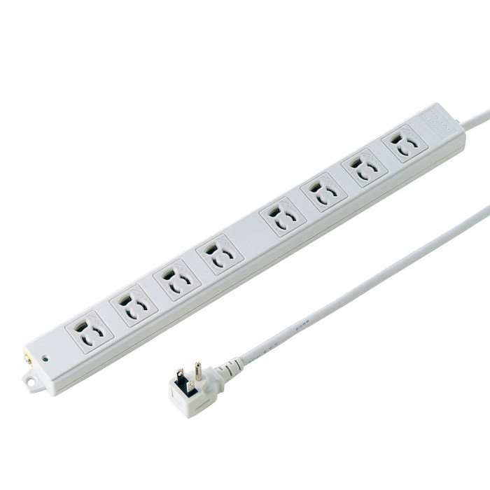 サンワサプライ 工事物件タップ（8個口・1m) TAP-K8L-1の商品特徴サンワサプライ 工事物件タップ（8個口・1m) TAP-K8L-1の商品特徴●通電ランプ付き●マグネット付き●熱に強い二重構造ケース●L型プラグ●エコ対応（RoHS...