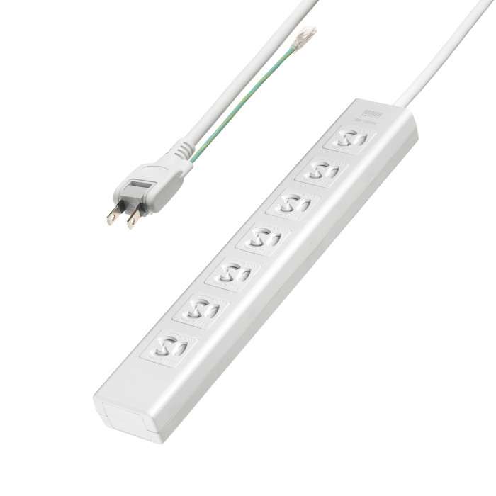 SEARCH WORD：抜け止めシャッタータップ 電源 コンセント タップ コンセントタップ 電源タップ 抜け止め シャッター 商品概要：●スチールデスクなどに仮固定できるマグネット付きです。 ●差込口は、3P抜け止めシャッター仕様の7個口...