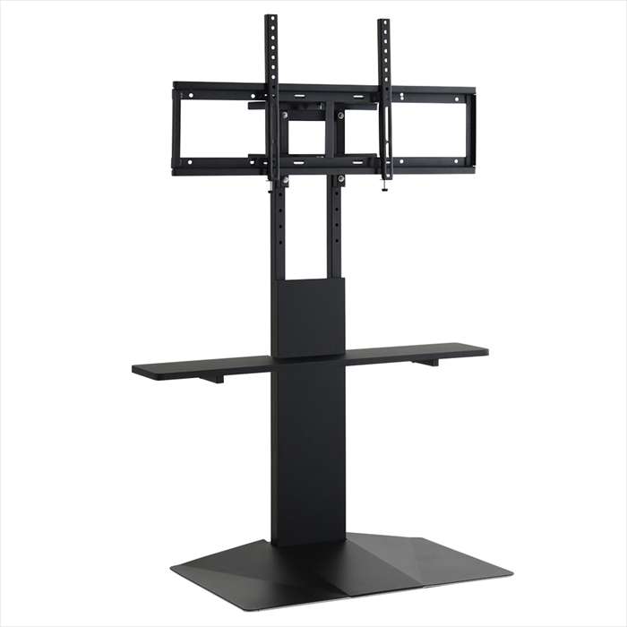 SEARCH WORD：壁寄せ五面体テレビスタンド Criste クリスト 専用サウンドバー棚板セット ブラック テレビスタンド 壁寄せ 左右スイング モダン シンプル スタイリッシュ テレビ裏収納 ゲーム収納 壁掛け 高さ調整 スピーカー...