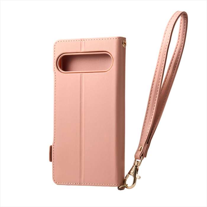 SEARCH WORD：Xperia 10 VII (SO-52F)/手帳型ケース/磁石付/耐衝撃/ハンドストラップ付/ピンク商品概要：■4つのカードポケットを備えた、ハンドストラップ付きのソフトレザーケースです。 ■端末装着部分に衝撃を吸...