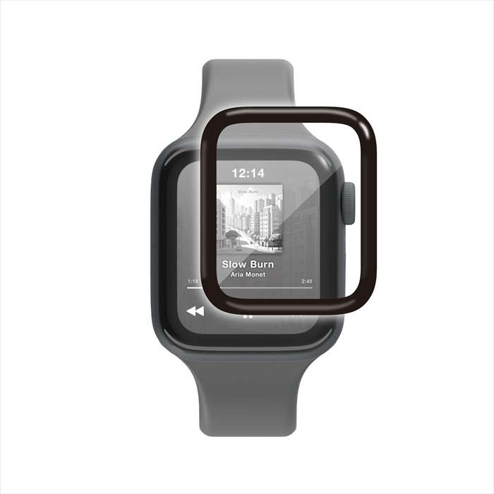 SEARCH WORD：アップルウォッチ用 ガラス フィルム SE 第3世代 / 第2世代 / Series 6 / 5 [ 40mm ] 対応 全面保護 高透明 指紋防止 気泡防止 貼り付けツール付 ブラック商品概要：■高硬度10Hの強化...