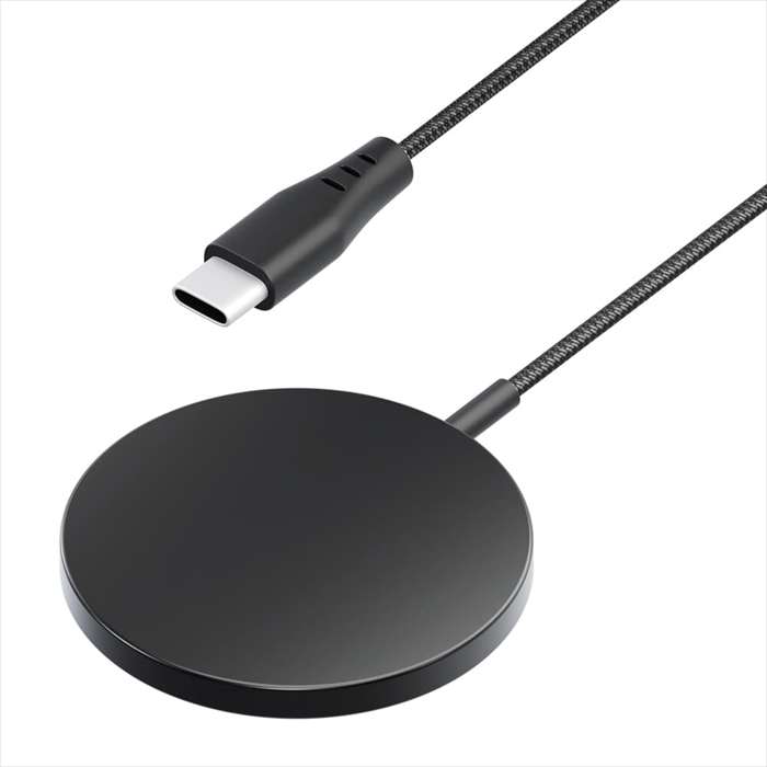 SEARCH WORD：ワイヤレス充電器 マグネット式 ワイヤレス充電器 USB Type-C 一体型ケーブル 2m/ブラック 商品概要：「PG-MG20C01BK」は、マグネットでピタッ！と充電が可能なマグネット式ワイヤレス充電器 USB...