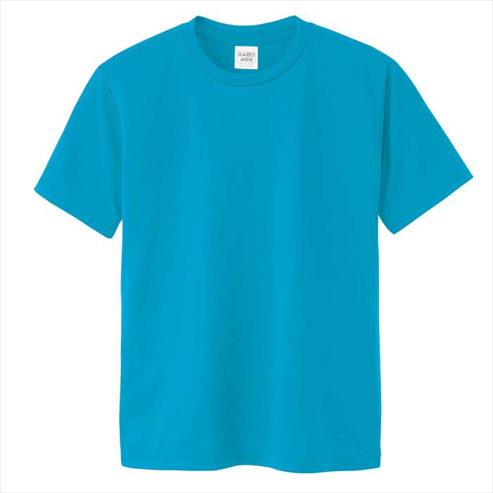 SEARCH WORD：ATドライTシャツ　ターコイズ　S　無地　クラスTシャツ　衣装　体操服　練習着　吸汗速乾　ドライ素材　速乾　通気性　サラサラ　運動会　発表会　お遊戯会　文化祭　学園祭　体育祭　イベント　ダンス　幼稚園　保育園　小学校...