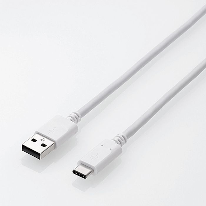 USB Standard-Aを搭載しているパソコン及び充電器、モバイルバッテリーなどに、USB Type-Cを搭載しているスマートフォンやタブレットを接続し、充電やデータ転送ができるUSB2.0ケーブルです。 USB2.0の規格である「Ce...