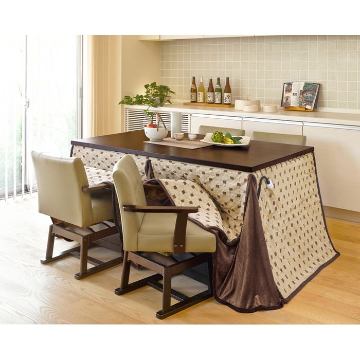 SEARCH WORD：コタツ テーブル チェア 椅子 こたつ 掛け布団 家具 インテリア リビング ダイニング 寝室 ベッドルーム 和室 洋室 引っ越し 一人暮らし 新居 おしゃれ お洒落 デザイン商品概要：まとめて揃えられるダイニングこ...