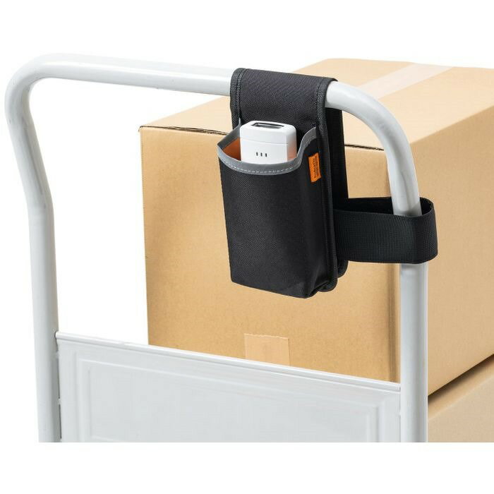 SEARCH WORD：台車 カート 運搬 荷物 業務 作業用 移動 積荷 キャスター キャリー 備品 作業場商品概要：　■台車のハンドルに取り付けできる収納ポケットです。　■面ファスナーで簡単に取り付けでき、台車のハンドルスペースを有効活...