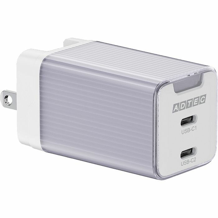 SEARCH WORD：ADTEC アドテック 充電器 スマホ スマートフォン PC パソコン デスクトップ ノート 周辺機器 アクセサリー PD商品概要：充電時間もカラフルに彩る、パステル調のブルー、パープルの2色とレッド、ブラック（スペ...