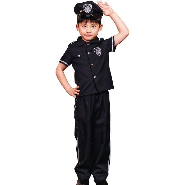 SEARCH WORD：クリアストーン コスプレ 仮装 衣装 子供 キッズ サイズ イベント パーティー 誕生日 バースデー 記念 撮影 写真 コスチューム ハロウィン商品概要：帽子と胸元についたポリスワッペンが本格的。アメリカンポリスをイ...