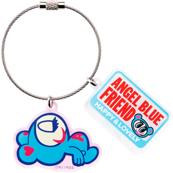 SEARCH WORD：サンクレスト SUNCREST キーホルダー ストラップ リング チャーム アクセサリー 鍵 商品概要： ・バッグチャームやキーホルダーとしても使用できるワイヤーストラップ。 ・ダイカット形状がかわいいアクリルチャー...