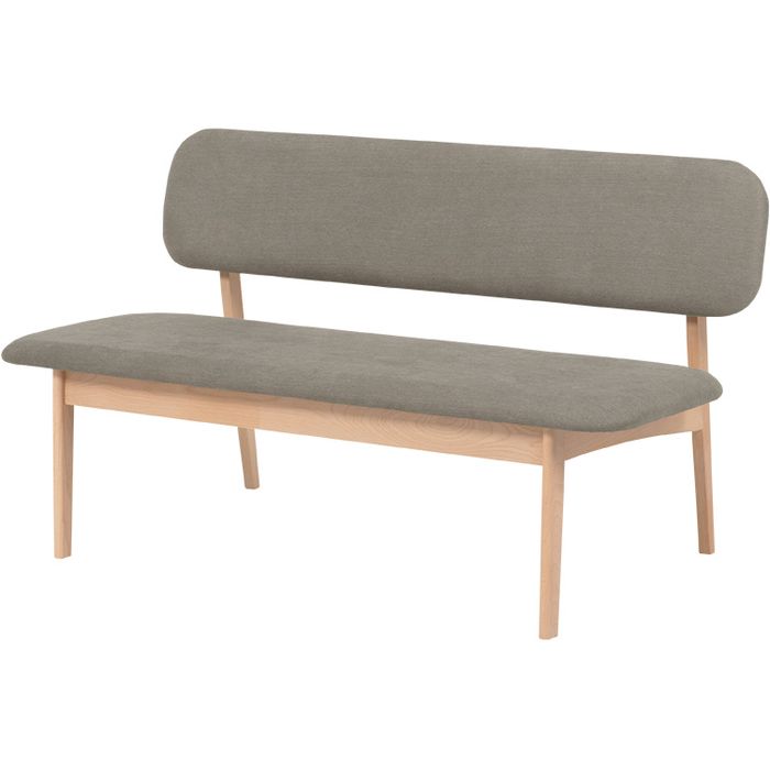 SEARCH WORD： インテリア 寝具 収納 >>イス チェア >>ダイニングチェア商品概要：背もたれがついており広々くつろげるベンチソファ。なめらかな手触りの天然木を贅沢に使用しています。商品仕様：■メーカー：HAGIHARA■JAN...