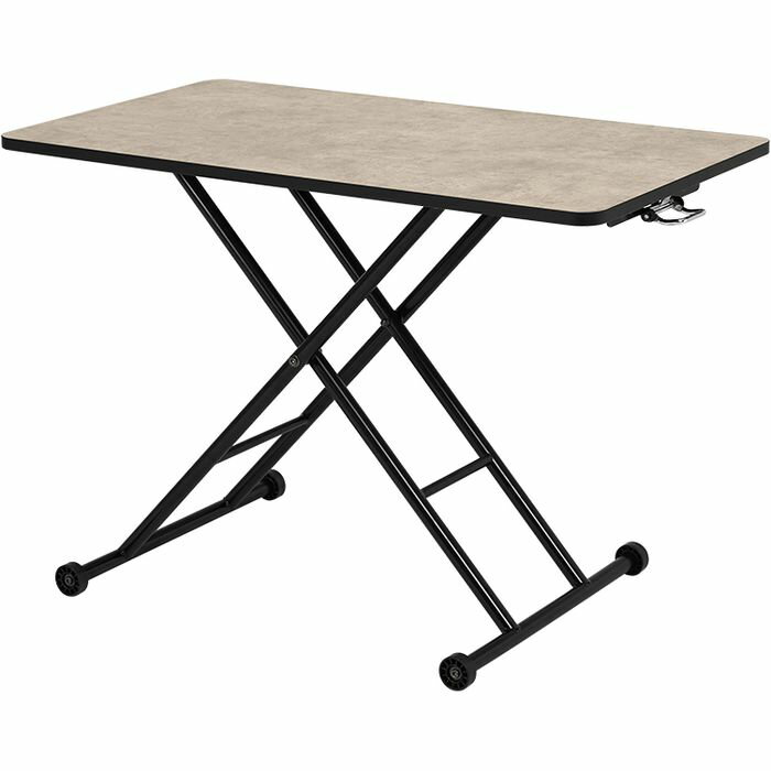 SEARCH WORD： インテリア 寝具 収納 >>テーブル >>ダイニングテーブル商品概要：ガス圧式なので無段階で天板高さを調整できる昇降テーブル。大きすぎないほど良いサイズ感で、完成品なので届いた日からすぐに使用可能です。商品仕様：■...