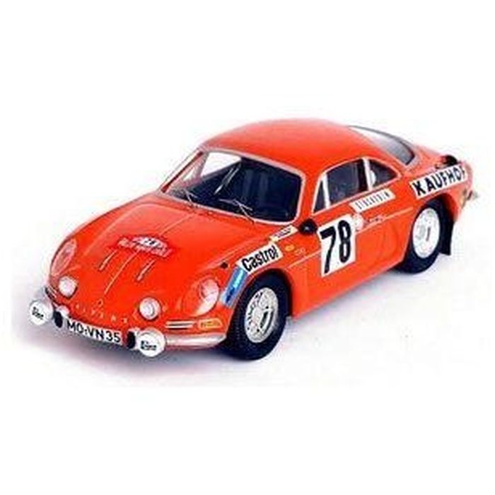 SEARCH WORD：ミニカー 国際貿易 トロフュー 1/43 アルピーヌ ルノー A110 1975年モンテカルロラリー ＃78 F. von der Leyen / P. Diekmann RRfr63 商品概要：国際貿易｜トロフュー...