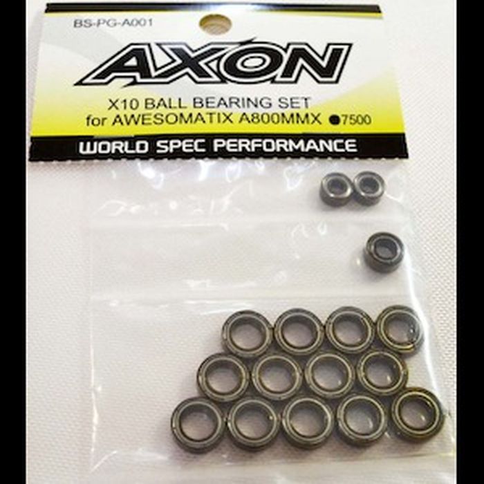 SEARCH WORD：アクソン ラジコン 模型 ホビー おもちゃ 玩具 趣味 コレクション X10 BALL BEARING SAET for AWESOMATIX A800MMX BS-PG-A001商品概要：アクソン｜X10 BALL...