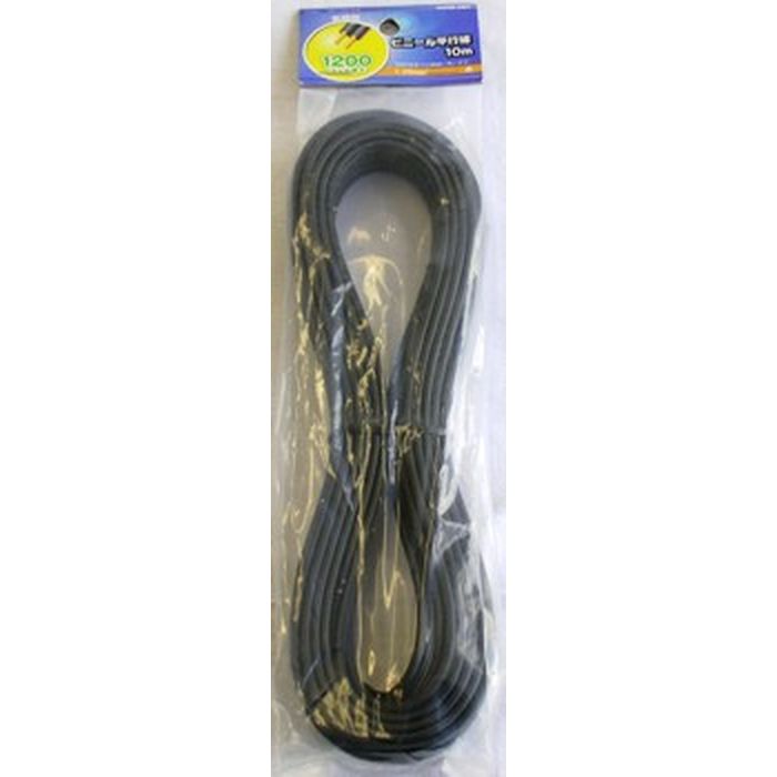 SEARCH WORD：オーム電機 OHM ビニール平行線 VFF 電化製品 生活家電ビニール平行線 2.0mm2 10m 黒 商品概要：屋内で使用する電気器具の電源コードや延長コードとして使われます。商品仕様：-メーカー：OHM-JANコ...