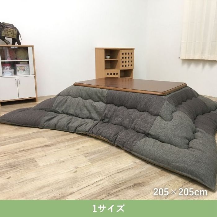 SEARCH WORD：イケヒコ IKEHIKO 家具 こたつ インテリア 部屋 家財 模様替え 引っ越し 家族 ファミリー 一人暮らし こたつ こたつ厚掛 掛 飛鳥 205×205cm ベージュ商品概要：綿素材を使用。静電気が起きにくく、...