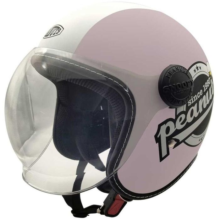SEARCH WORD：SNOOPY PEANUTS スヌーピー ピーナッツ ヘルメット バイク用 二輪車 自動二輪 単車 スクーター 安全 事故 怪我 落車 防止商品概要：スヌーピーがデザインされたジェットシールドヘルメットです。商品仕様...