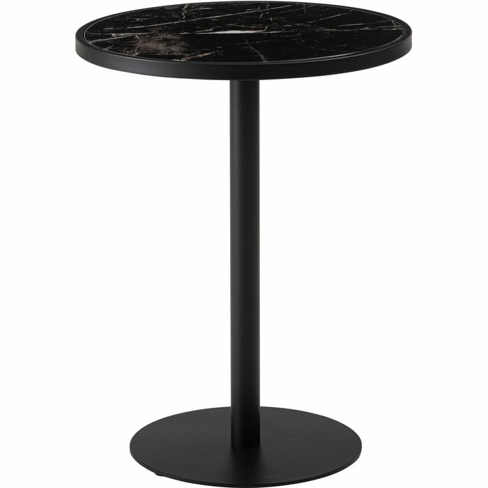 SEARCH WORD：サイドテーブル テーブル 机 ナイトテーブル コーヒーテーブル ソファテーブル ソファサイド ベッドサイド ベッドサイドテーブル 石目調 おしゃれ モダン すっきり ディスプレイ 一本脚 スリム シンプル アクセント...