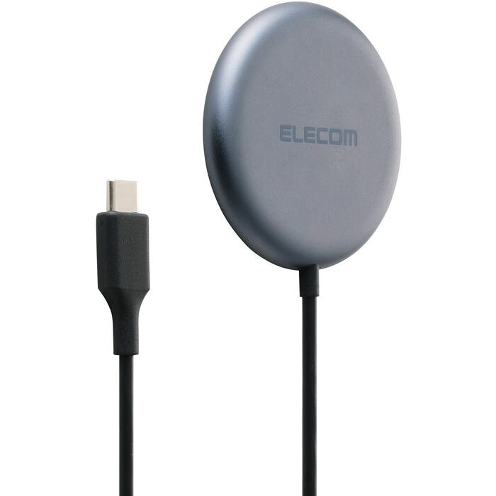 SEARCH WORD：ELECOM エレコム AC式充電器 スマホアクセサリー 4549550395892 W-MA11BK マグネットQi2.2規格対応ワイヤレス充電器/25W/卓上/1.5m/ブラック商品概要：最大25W出力で、ワイヤ...