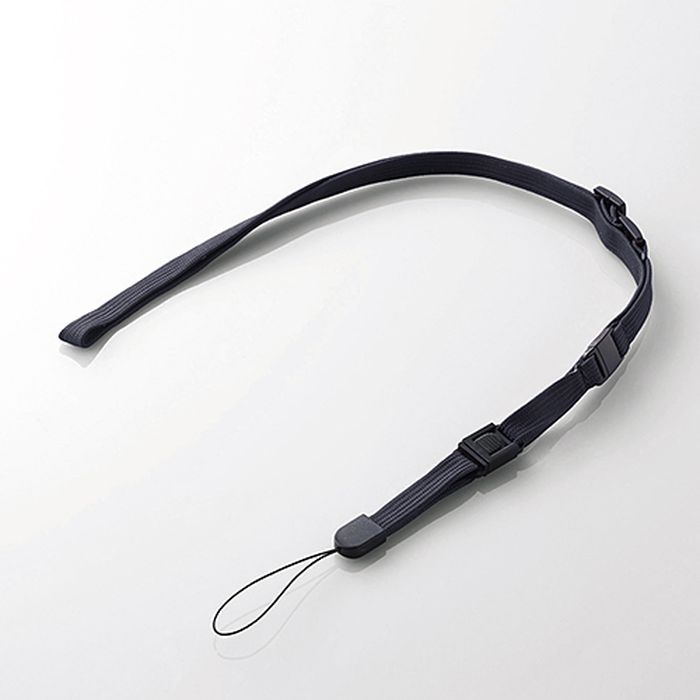 首に装着してスマートフォンの落下を防ぐ、伸縮素材を使用したネックストラップです。先端ストラップ部分を外すとフィンガーストラップにもなる2way仕様のストラップです。やわらかい伸縮素材を使用し、優しい肌触りを実現しています。金属パーツを使用し...