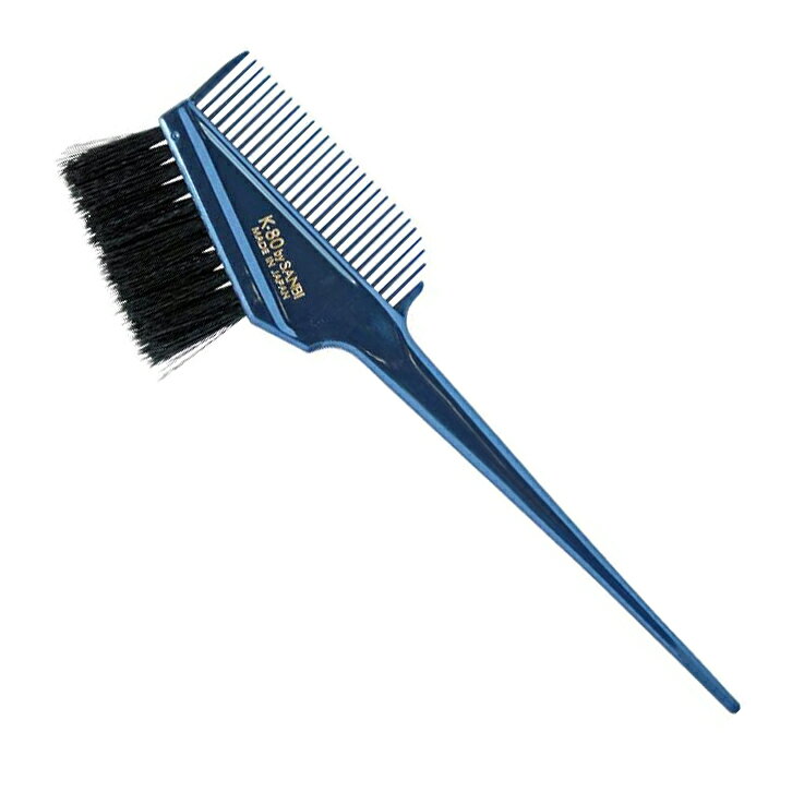 毛の先端をクリンプ(縮毛)加工しているので頭皮にもやさしくチクチクしにくくヘアカラー時の不快感を軽減します。 サイズ（約）：全長225mm メーカー：サンビー工業株式会社 区分：日本製・ヘアブラシ 広告文責： ドリラン 愛知県豊明市三崎町中...