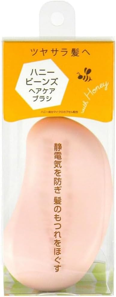 静電気を防ぎ、髪のもつれをほぐす。 ハニー成分マイクロカプセル配合。 ●ブラシ部にハニー成分配合液をマイクロカプセル化して樹脂に練り込みました。 ●ブラシ部両サイドのステンレス鋼除電繊維がブラッシング時の静電気を取り除きます。 ●からんだ髪...