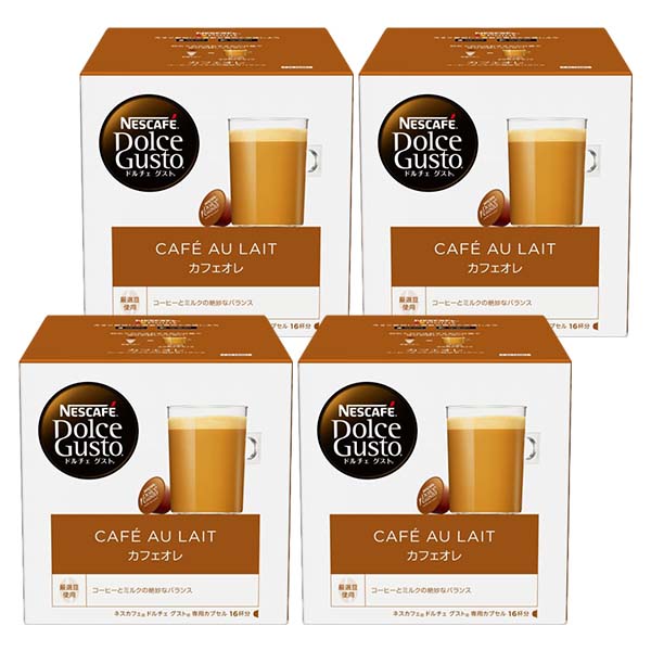 ＜＜ ITEM INFORMATION ＞＞ 商品名 ネスカフェ ドルチェグスト 専用カプセル カフェオレ CAFE AU LAIT 商品詳細 カプセルはネスカフェ ドルチェグスト システム専用です コーヒーとミルクの絶妙なバランス バラン...